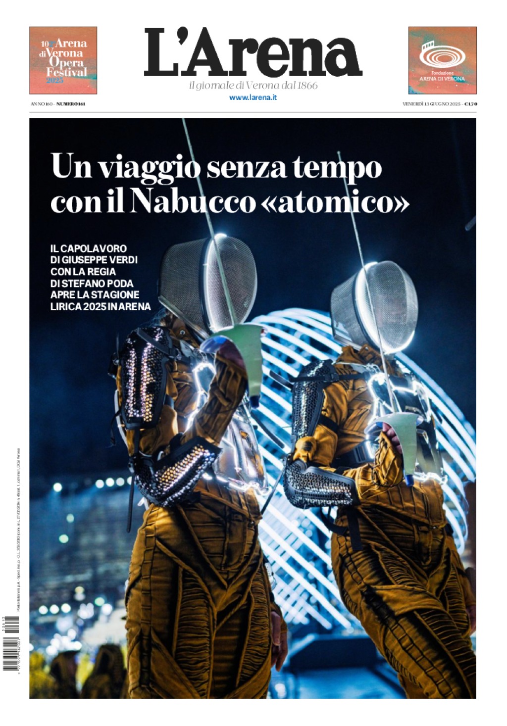 La Arena De Verona Giornale Libero L'Arena Federalberghi Garda