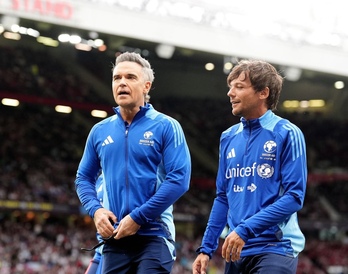 Robbie Williams Returns to Old Trafford for Soccer Aid 2025 in a ...