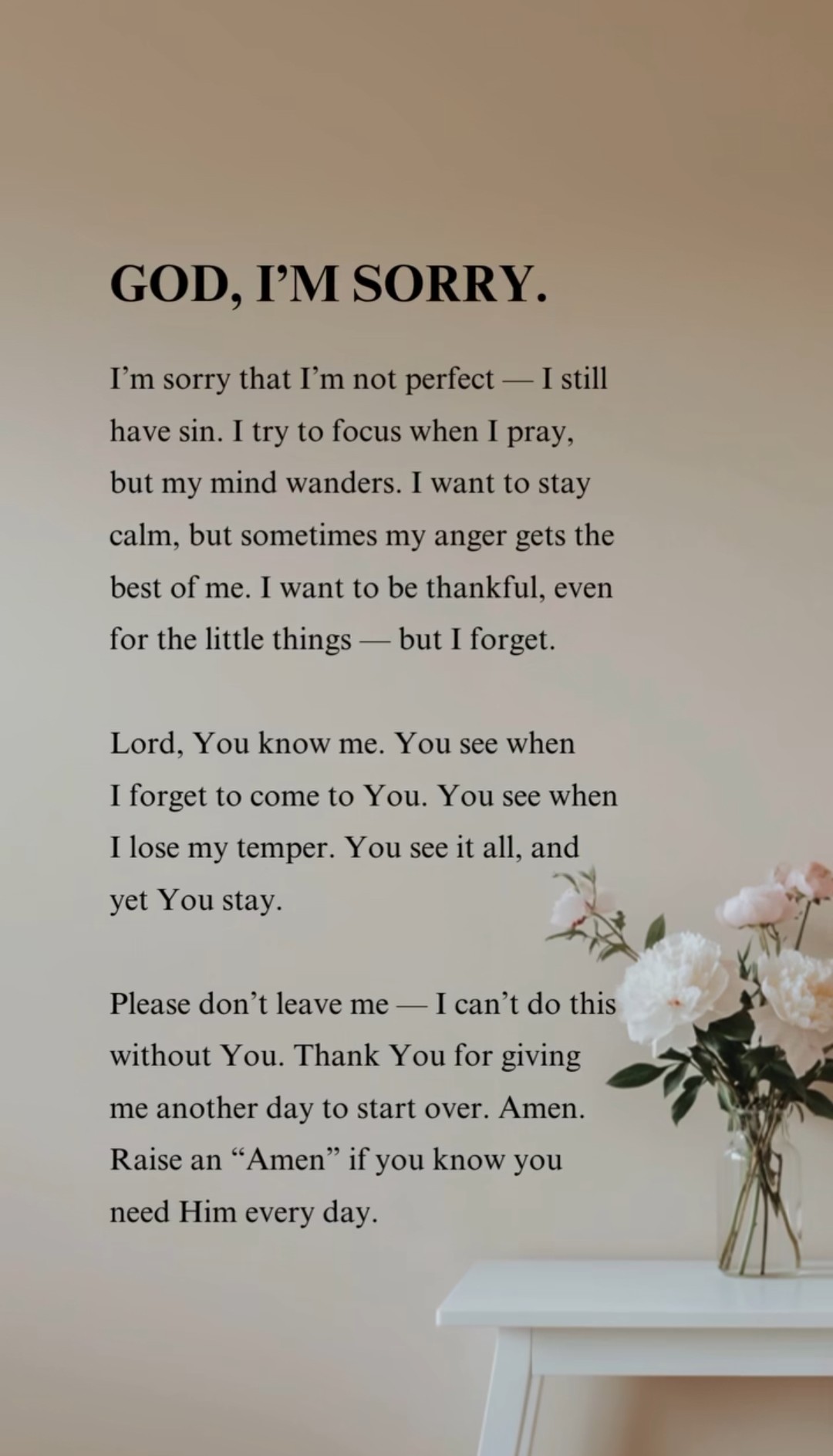 God Sorry Quotes
