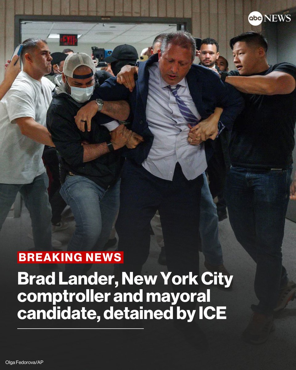 NYC Comptroller, Mayoral Candidate Brad Lander Arrested by ICE at ...