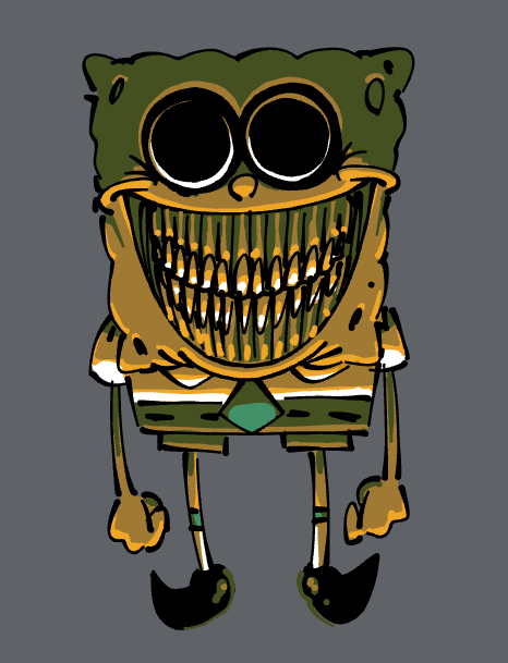 Scary Spongebob Gif