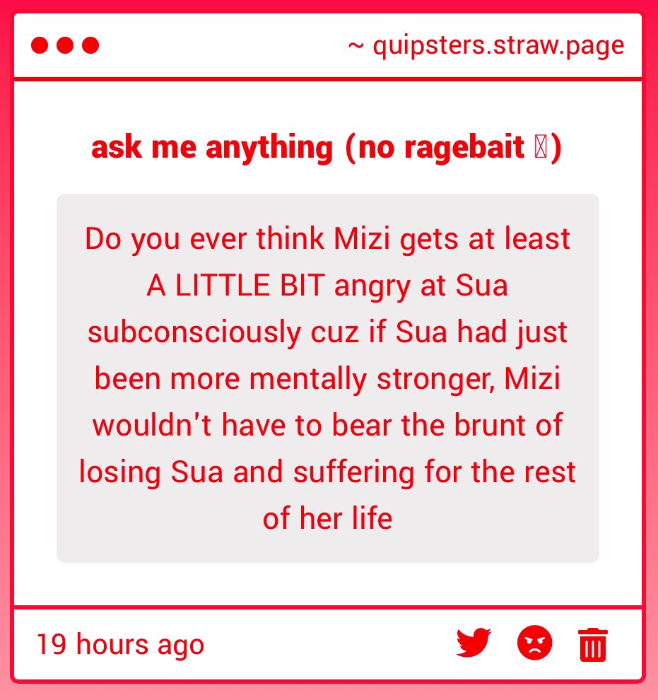 「mizi doesn't get a little angry, SHE DOE」|quippy gap the series ended ...