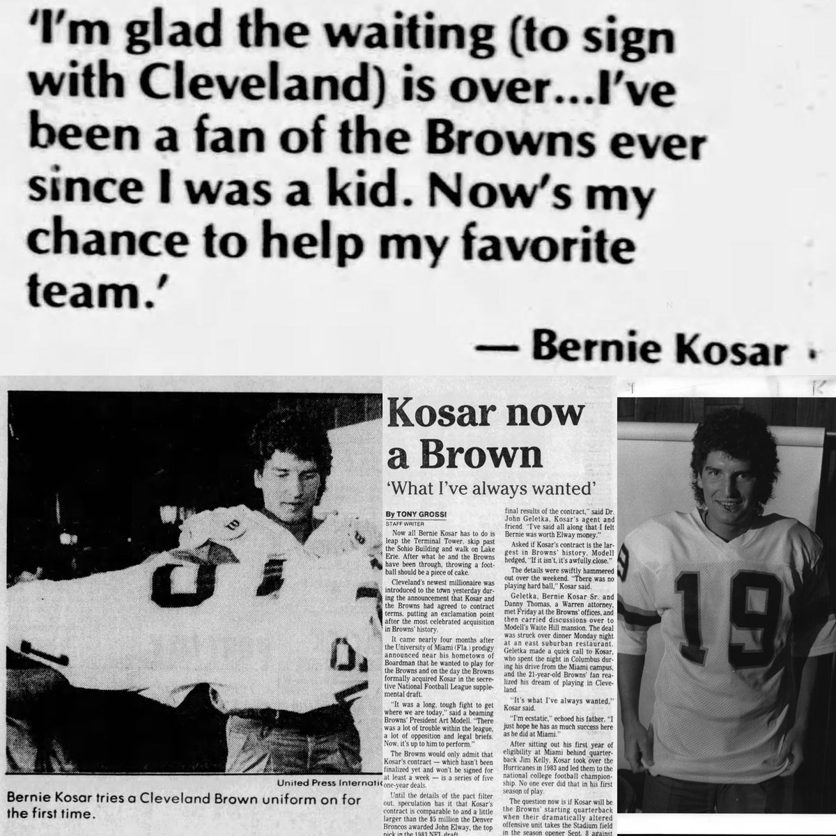 Famous Bernie Kosar Quotes