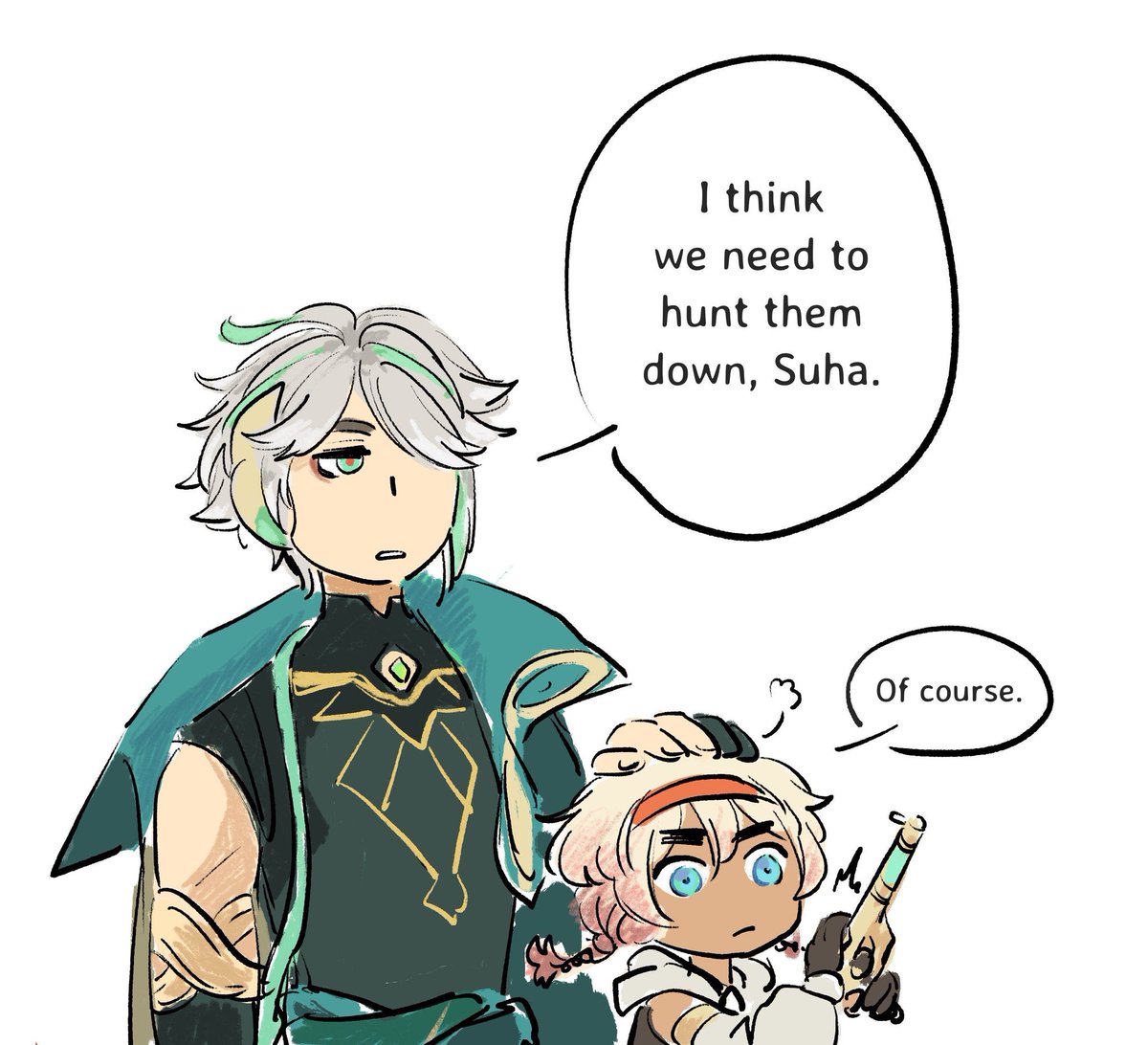 「In light of recent event (Old doodle from 2023 lol) 」4dangoの漫画