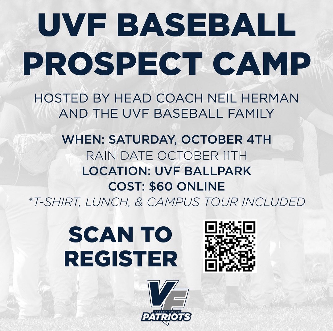 University of Valley Forge Baseball (@UvfPatriots) / Posts / X