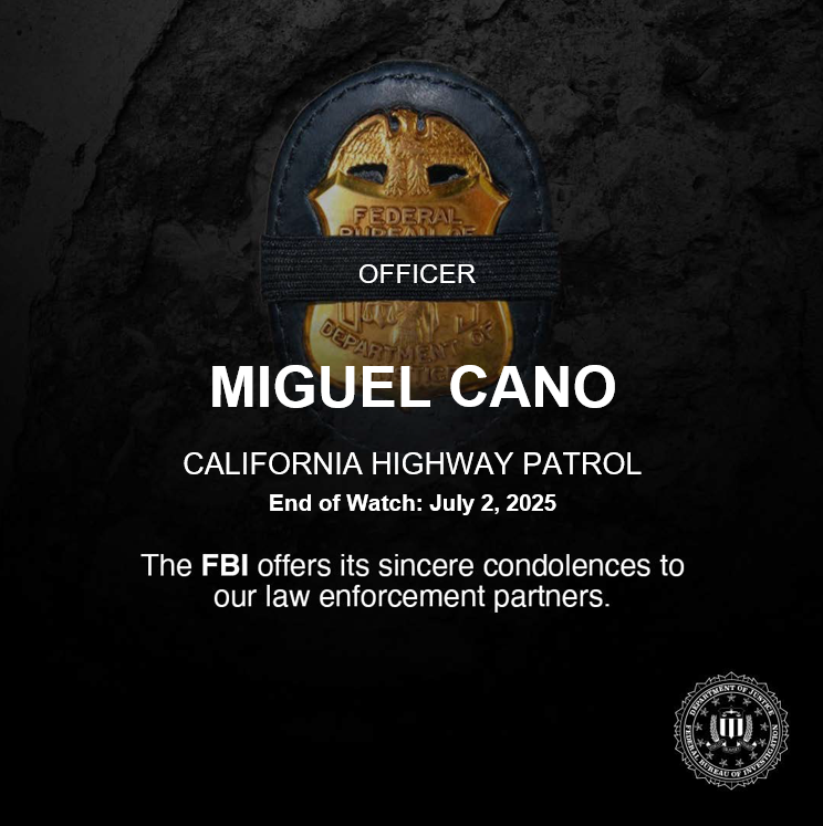 CHP Officer Miguel Cano Killed on Duty in Culver City; Flags at Half ...