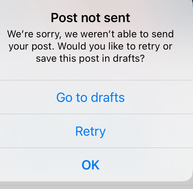 This keeps popping up everytime I try to upload my video not sure why ...