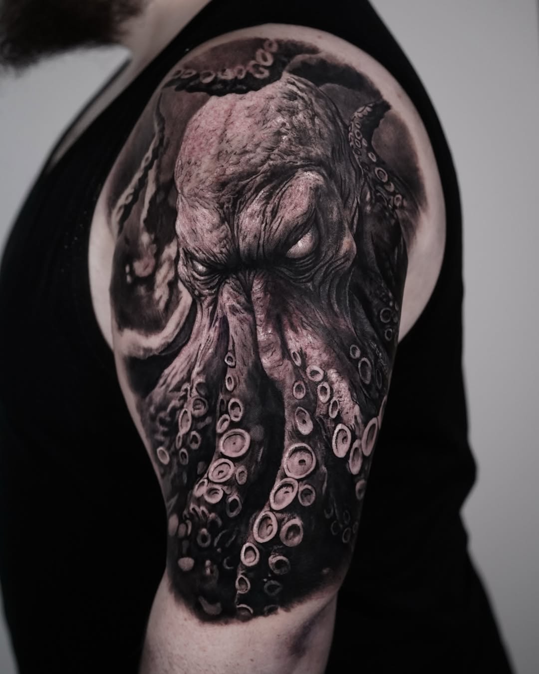 Octo Ink Tattoos Octopus Ink Tattoo Shop Tattoo In Progress By