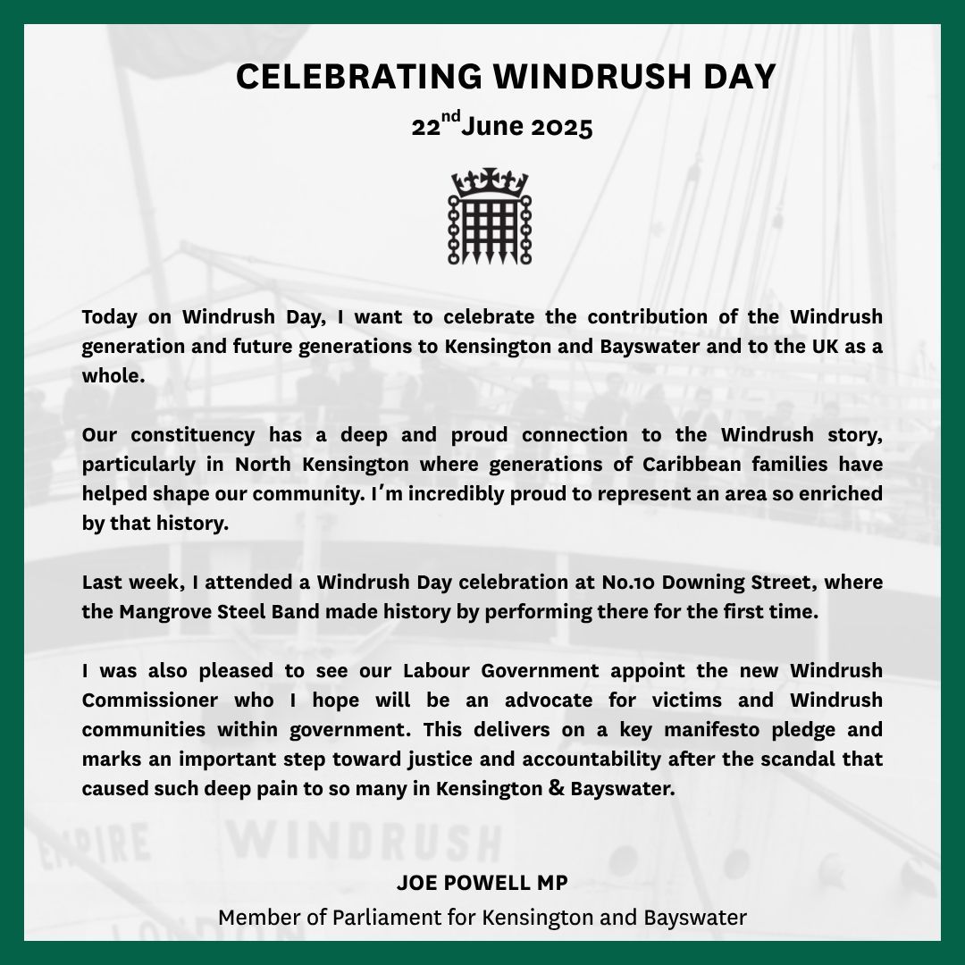 Joe Powell - MP for Kensington & Bayswater