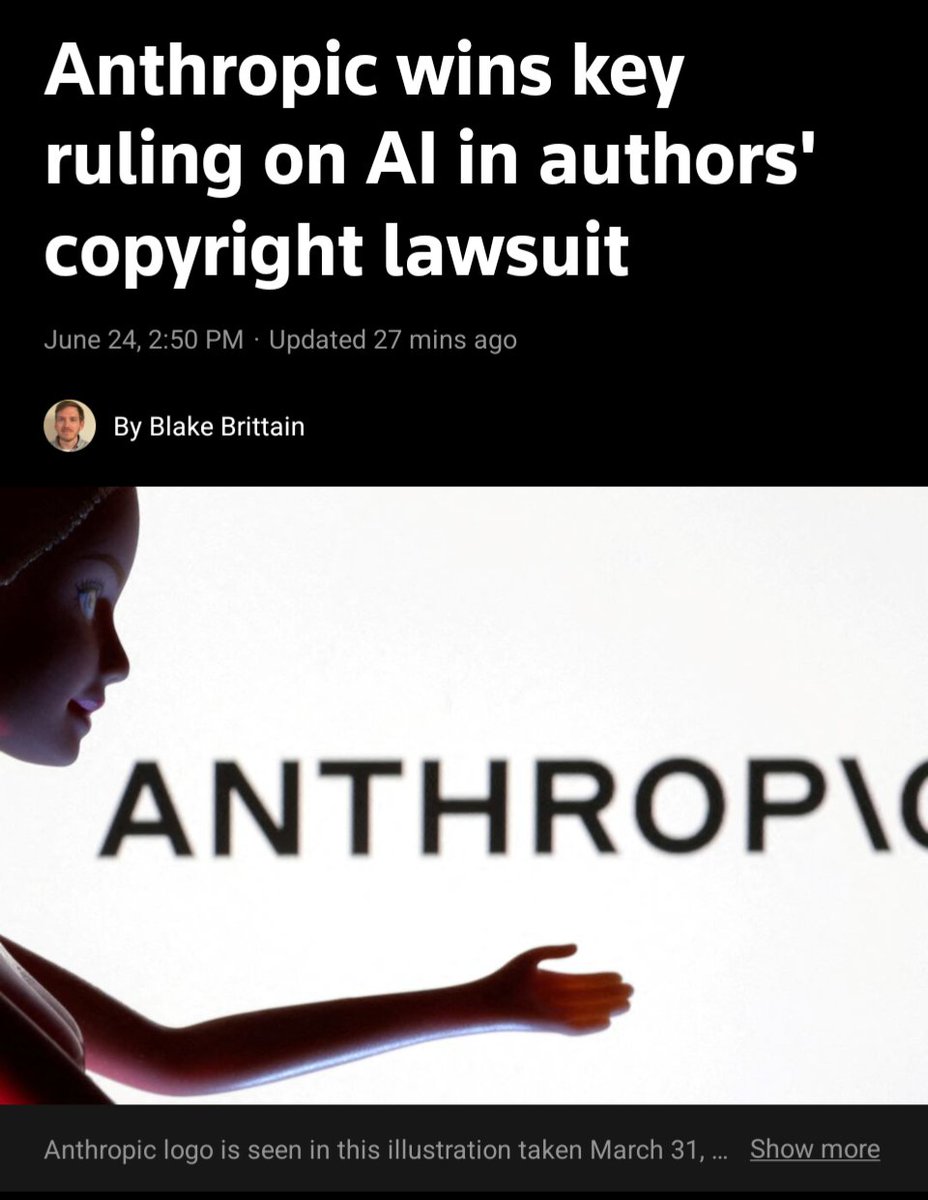 Judge Alsup Rules Anthropic’s AI Training Is Fair Use, Piracy ...