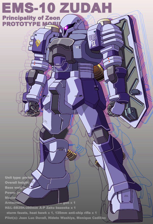 「シャア専用ヅダ のトレンド入りw #機動戦士ガンダムGQuuuuuuX #ジーク」|JOY86式。のイラスト