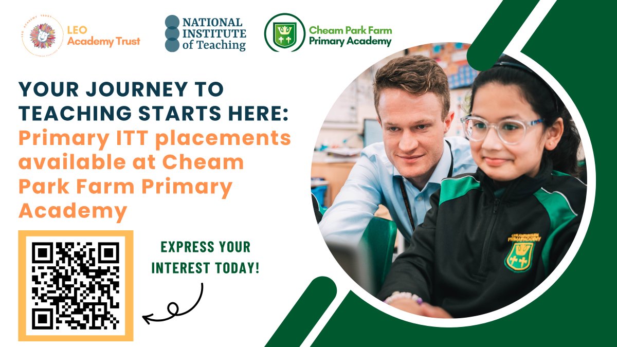 Welcome to Cheam Park Farm Primary Academy.