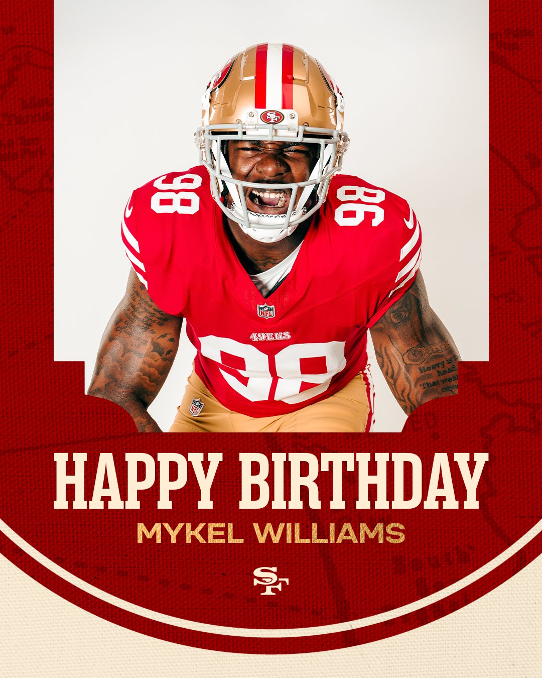 49er Happy Birthday Card