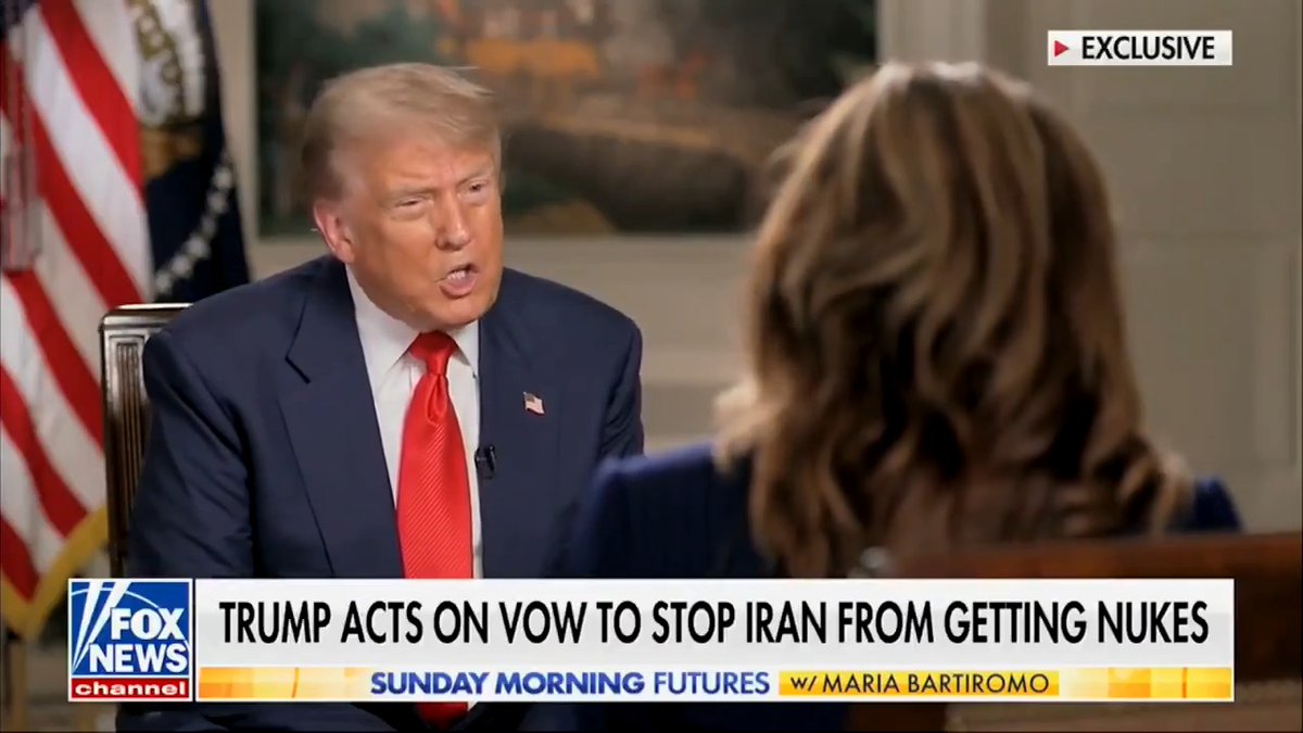 President Trump Appears in Full Fox News Interview With Maria Bartiromo ...