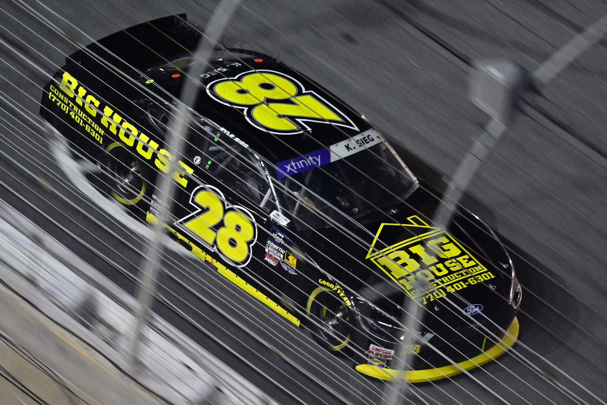 Nascar Number 28 Joey Gase Honoring Davey Allison, Driving No. 28 At