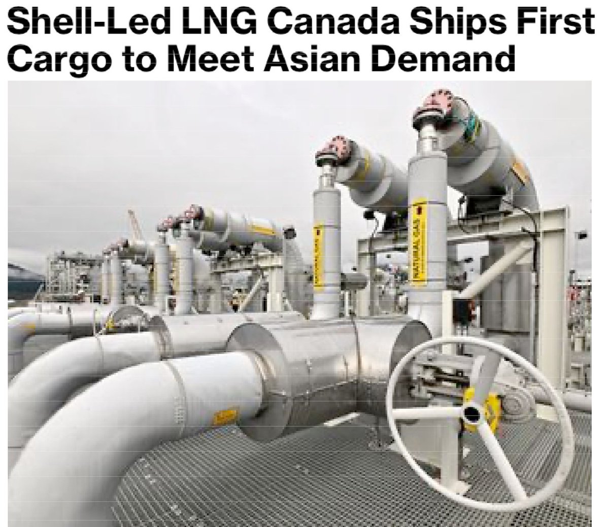 Shell-Led LNG Canada Sends First Export Cargo From Kitimat Facility | DeepNewz Canada