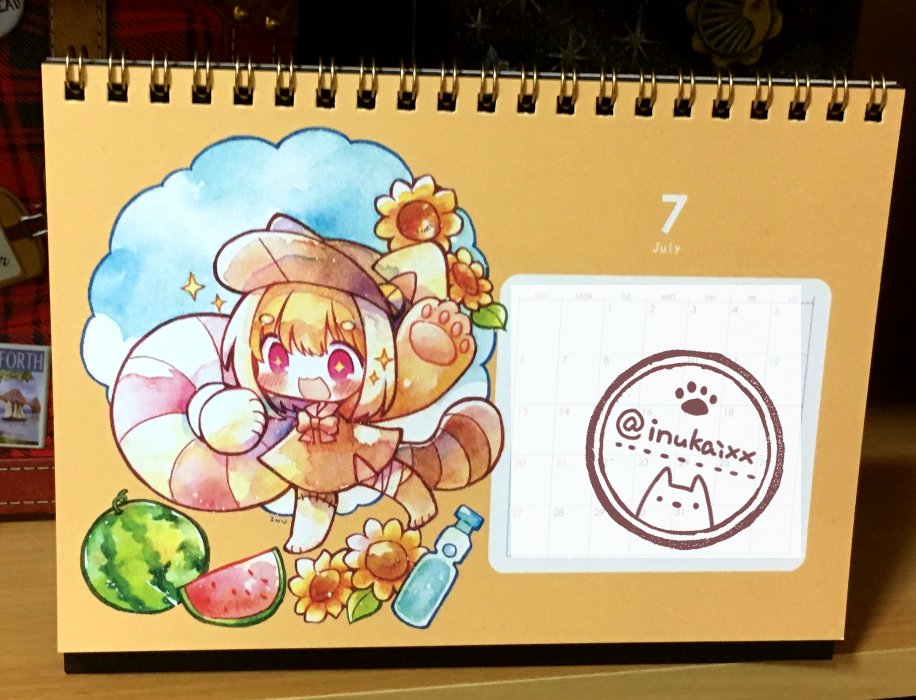 「キュー&ピィ、ふたごです(透明水彩) 」犬飼/さかなのマーチ 【C106 2日目（日）南1 m-30a】の漫画