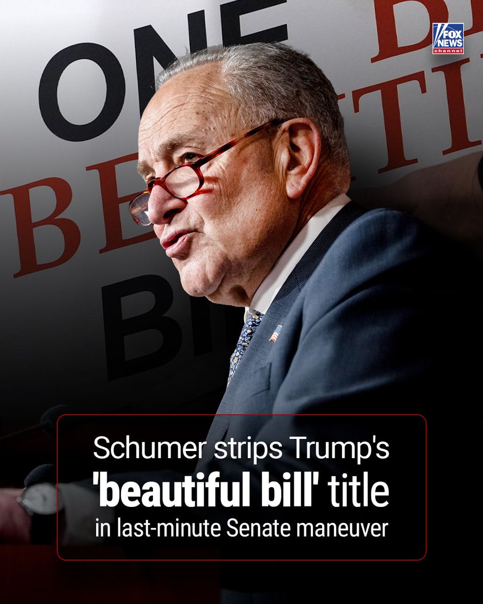 Senate Removes 'One Big Beautiful Bill' Title From GOP Tax and Spending ...