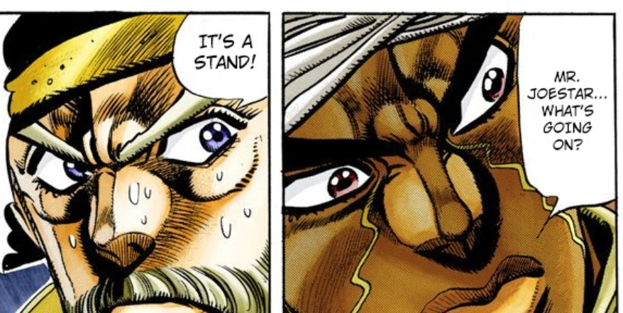 「In avdol's bio, it states that he 'has a good partnership wi」red ⭐の漫画