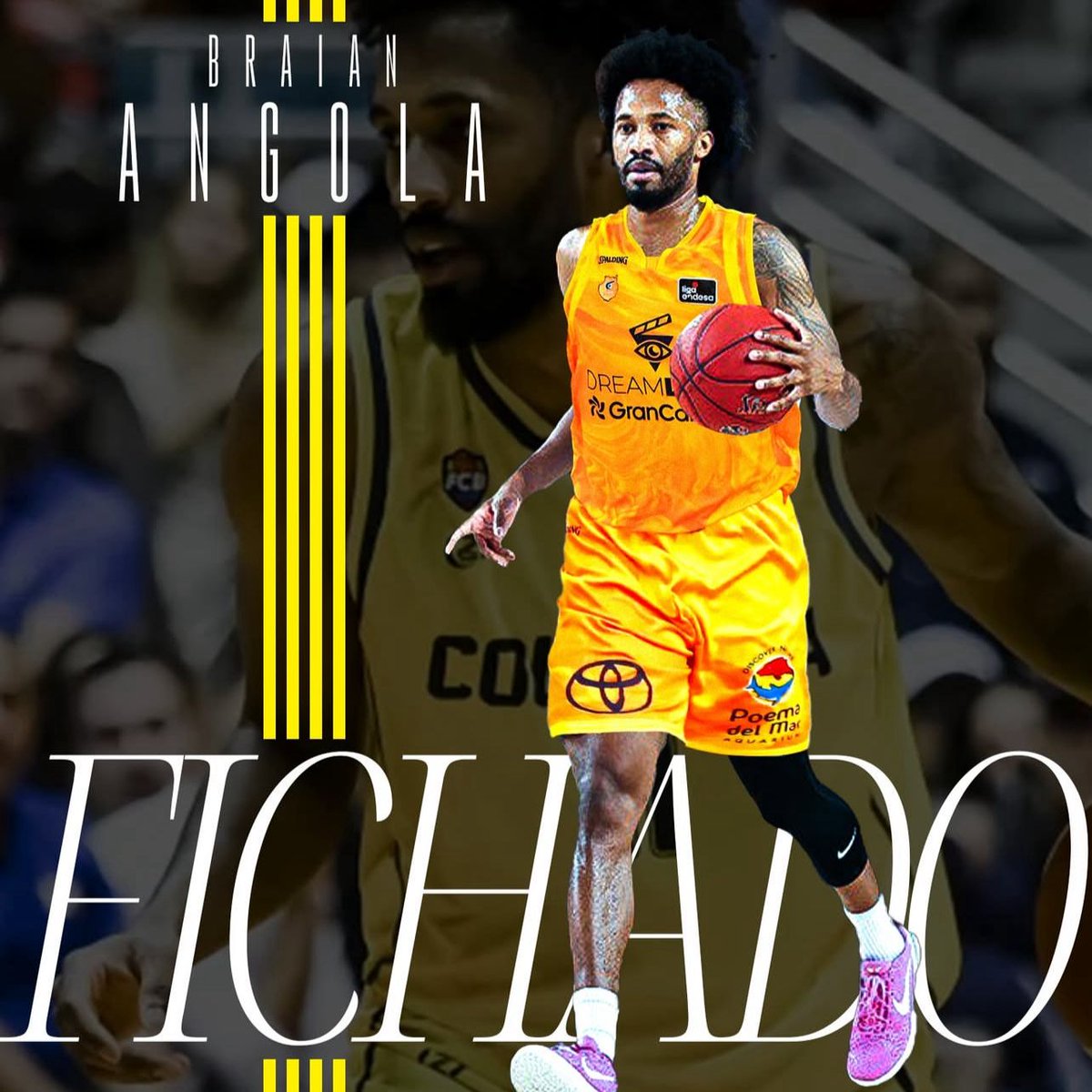 🇨🇴 BRAIAN ANGOLA FIRMA CON EL GRAN CANARIA DE LA LIGA ACB – CANCHA LATINA