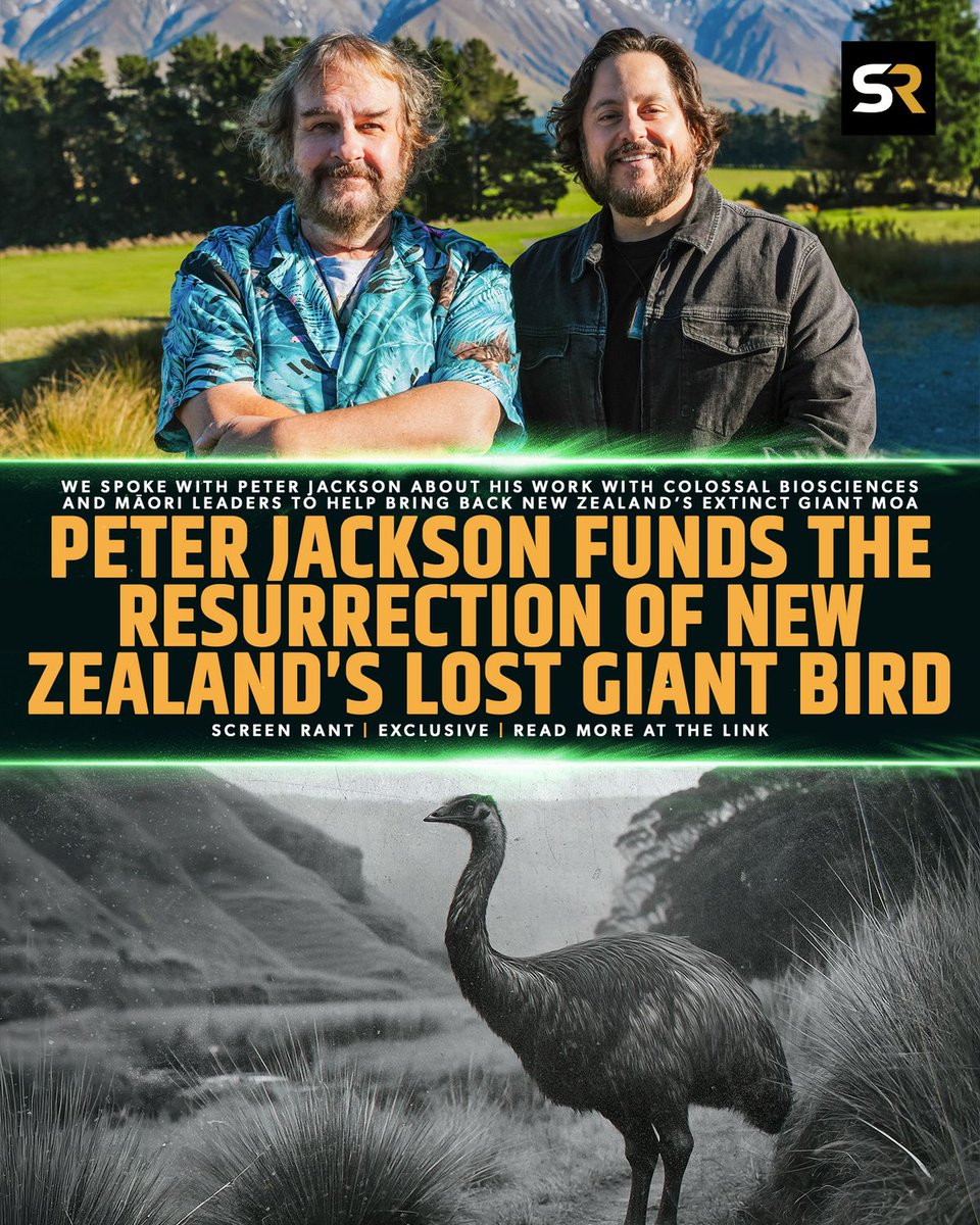 Colossal Biosciences, Peter Jackson Launch $15 Million Quest to Revive ...