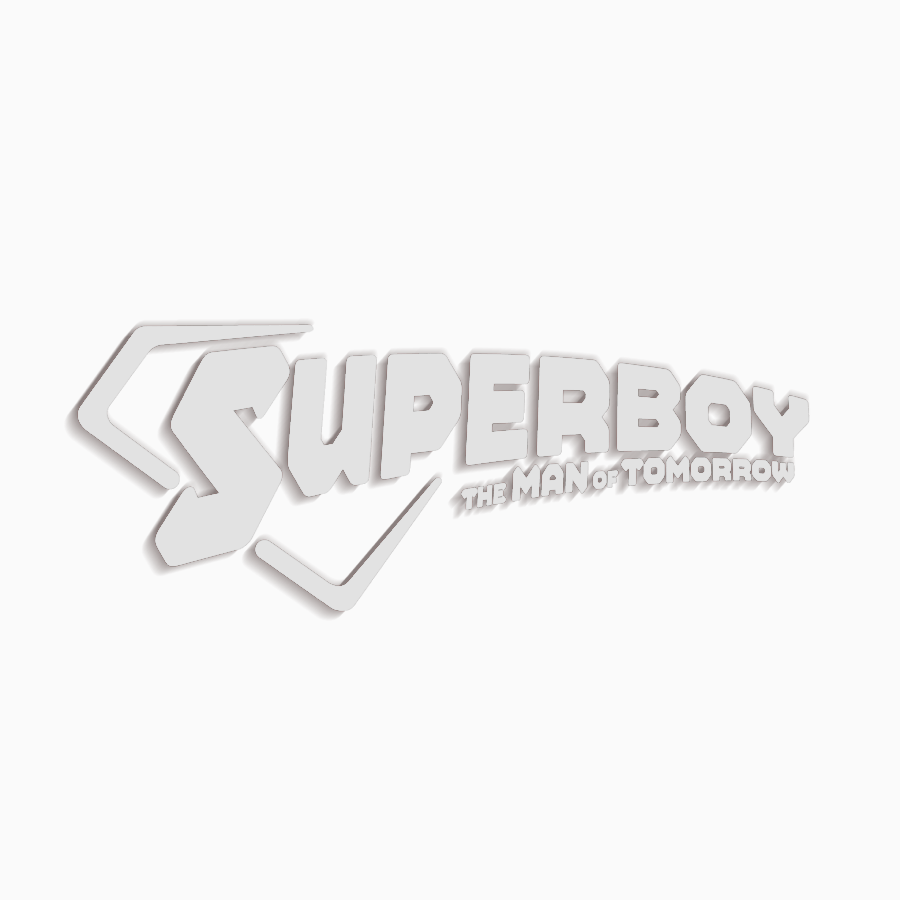 Superboy Logo Black And White The Last Son Of Krypton, SUPERBOY 💪
