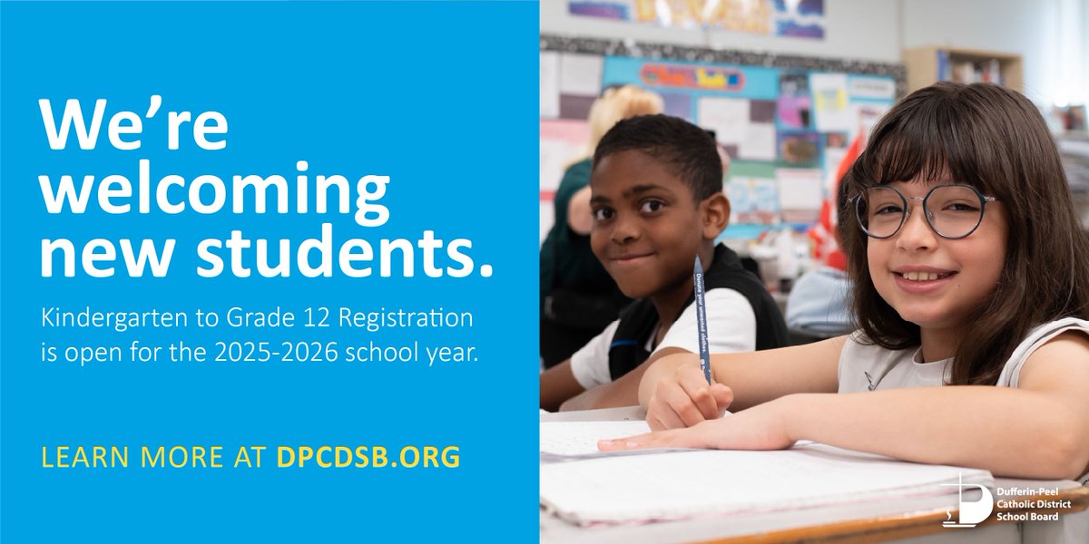 Dufferin-Peel Catholic District School Board @DPCDSBSchools X Profile ...