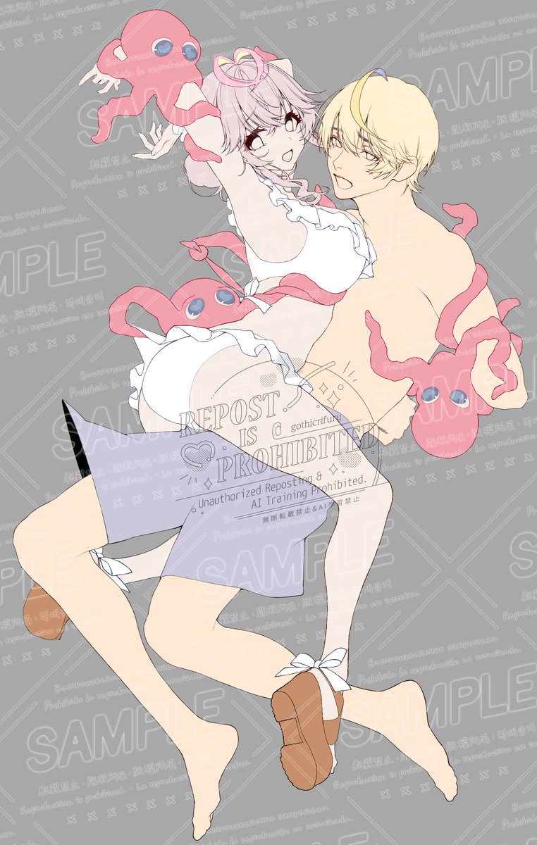 「これをこうして…こうしてこう」|りふる💐＠C106㈰東4-ﾐ18abのイラスト