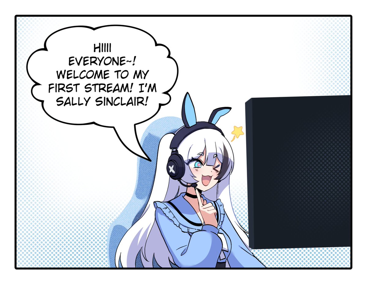 「Sally Becomes a Streamer 」Merryweather Comicsの漫画