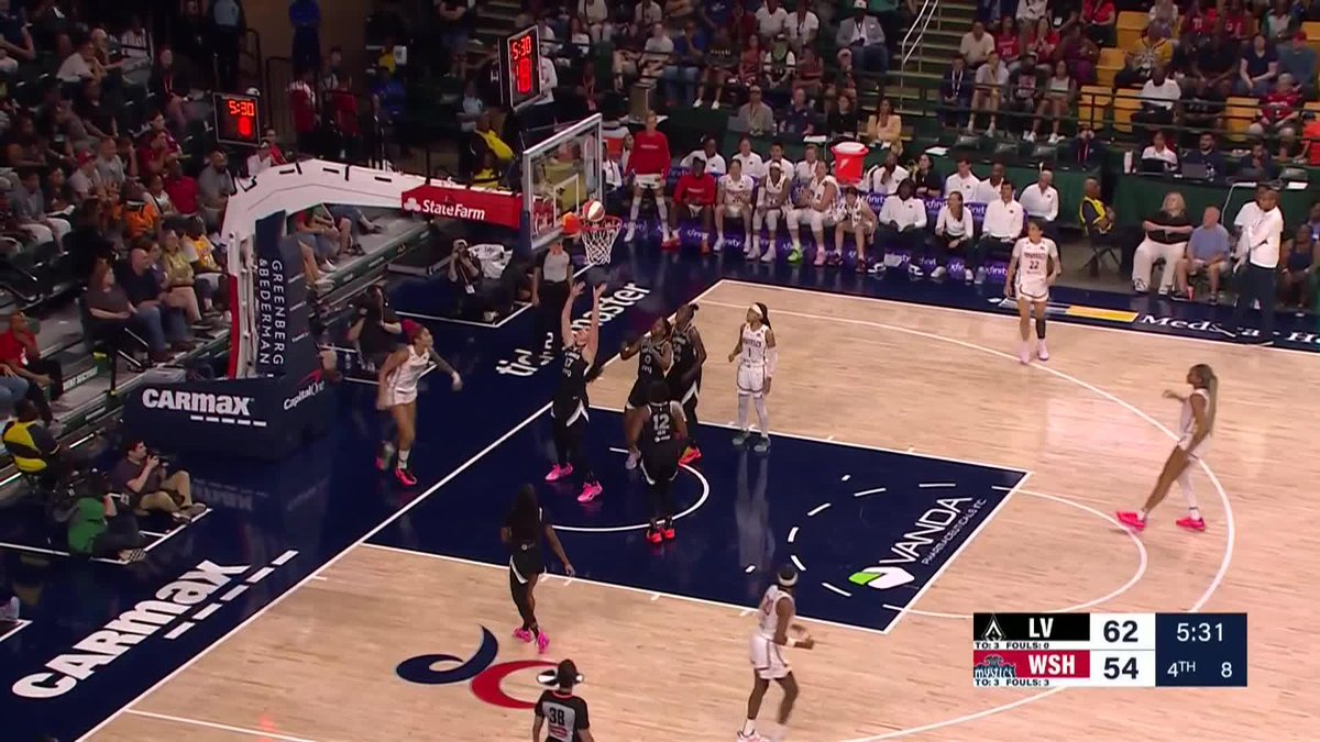 Washington Mystics vs. Las Vegas Aces - July 10, 2025 | Live Scores ...