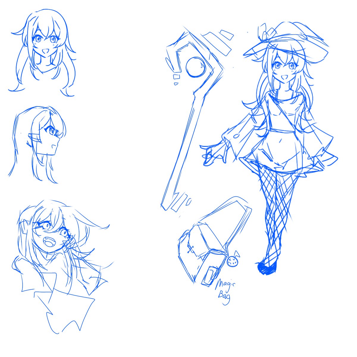 Character Design sketch of Ericht from my novel "Runaway Witches" I ...