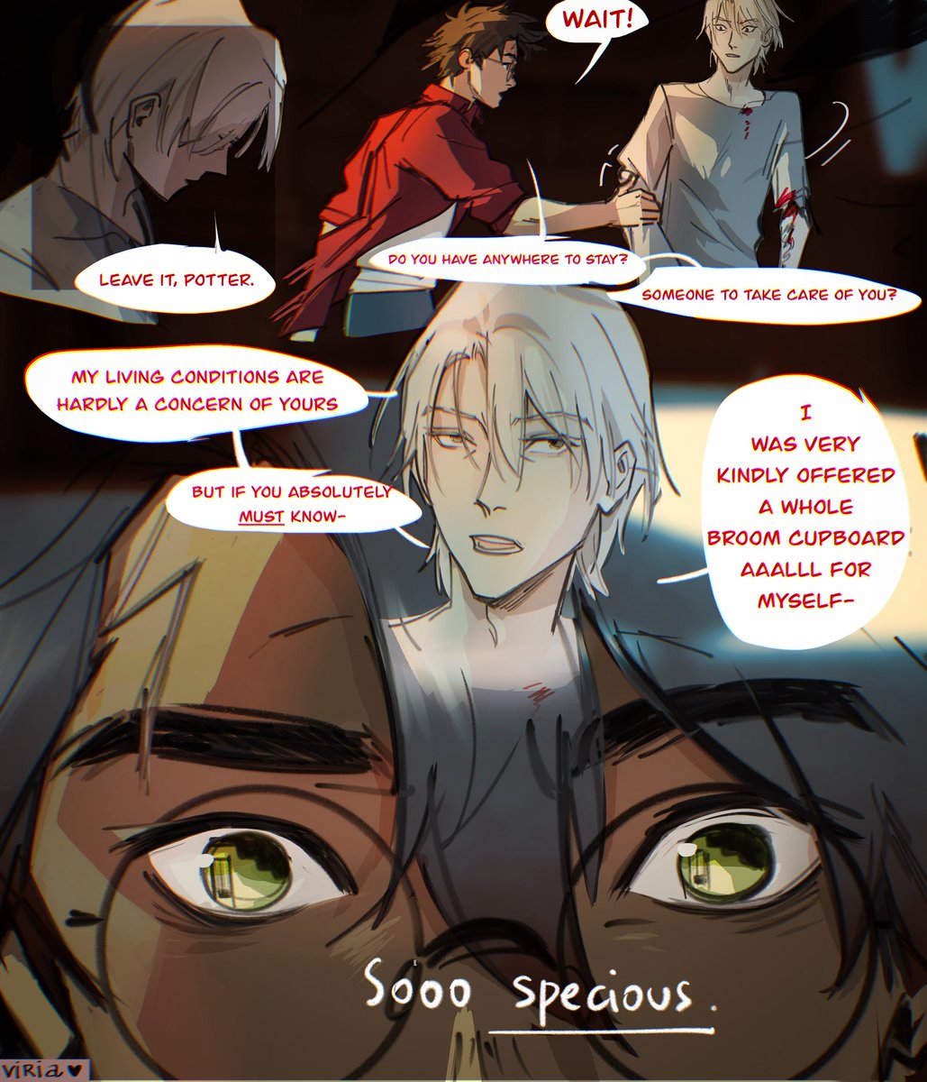 「9 pages of the new #drarry roommates AU is up! Enjoy the wip」vika🌿の漫画