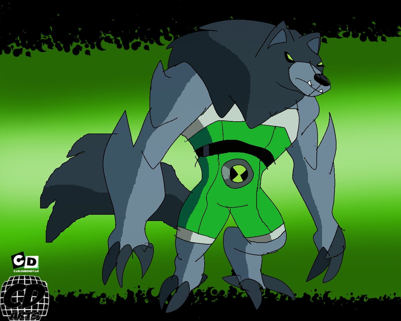 Ben 10 Omniverse Blitzwolfer Hologram