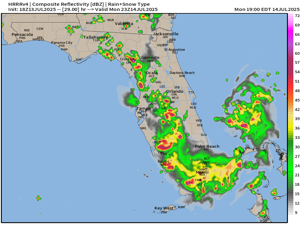 Potential Tropical System Over Florida With 30% NHC Chance Could ...