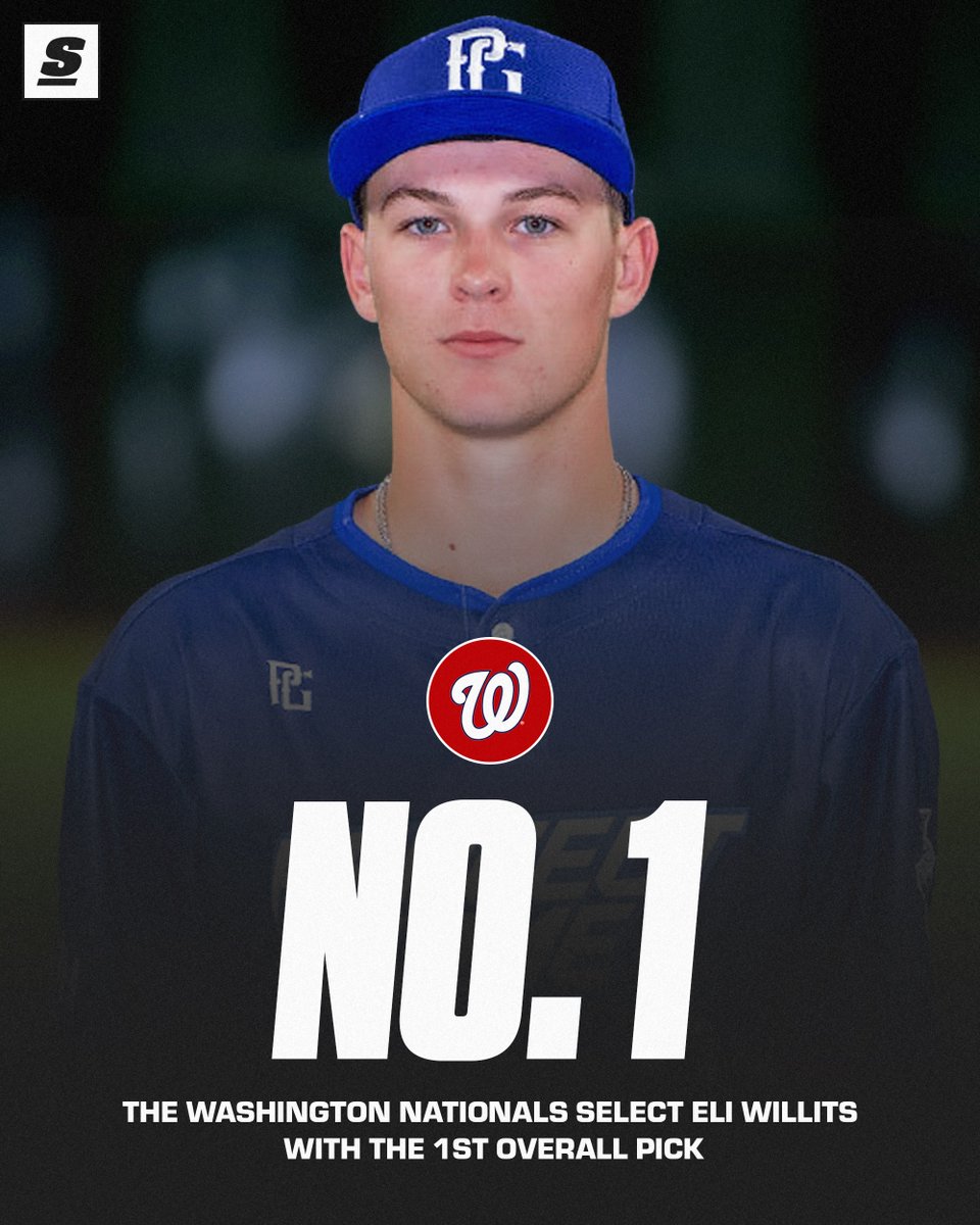 Nationals Pick 17-Year-Old Shortstop Eli Willits First in MLB Draft ...