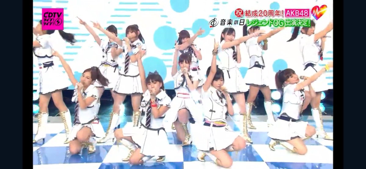 AKB48音楽の日はOG4人と「Oh my pumpkin」「ポニーテールとシュシュ」を披露 - 5ch