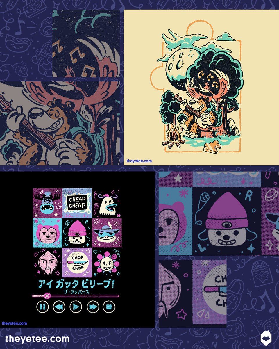 「NEW! We've got Home Sweet Moon designed by @eduely and Scarl」The Yetee @theyetee.com 🟦☁️🦋の漫画