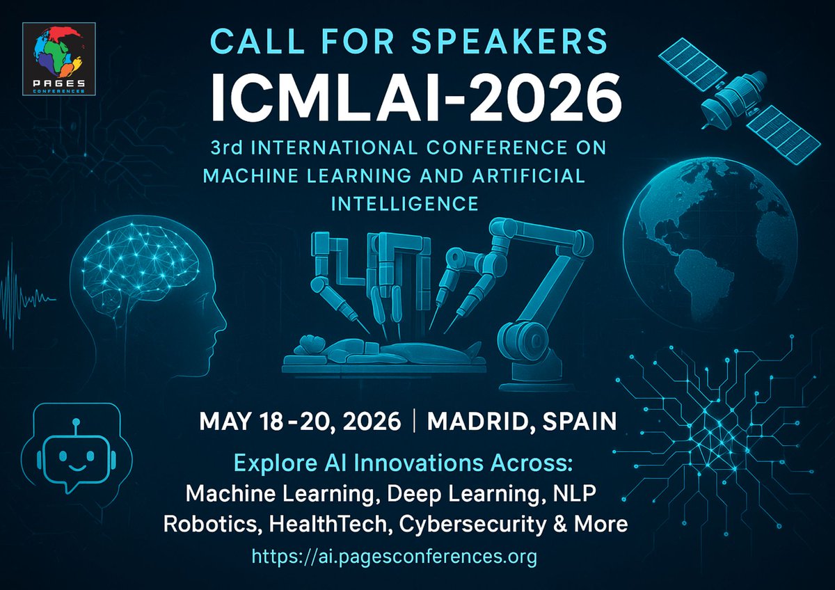 Call for Speakers! Join ICMLAI-2026, 3rd International Conference on ...