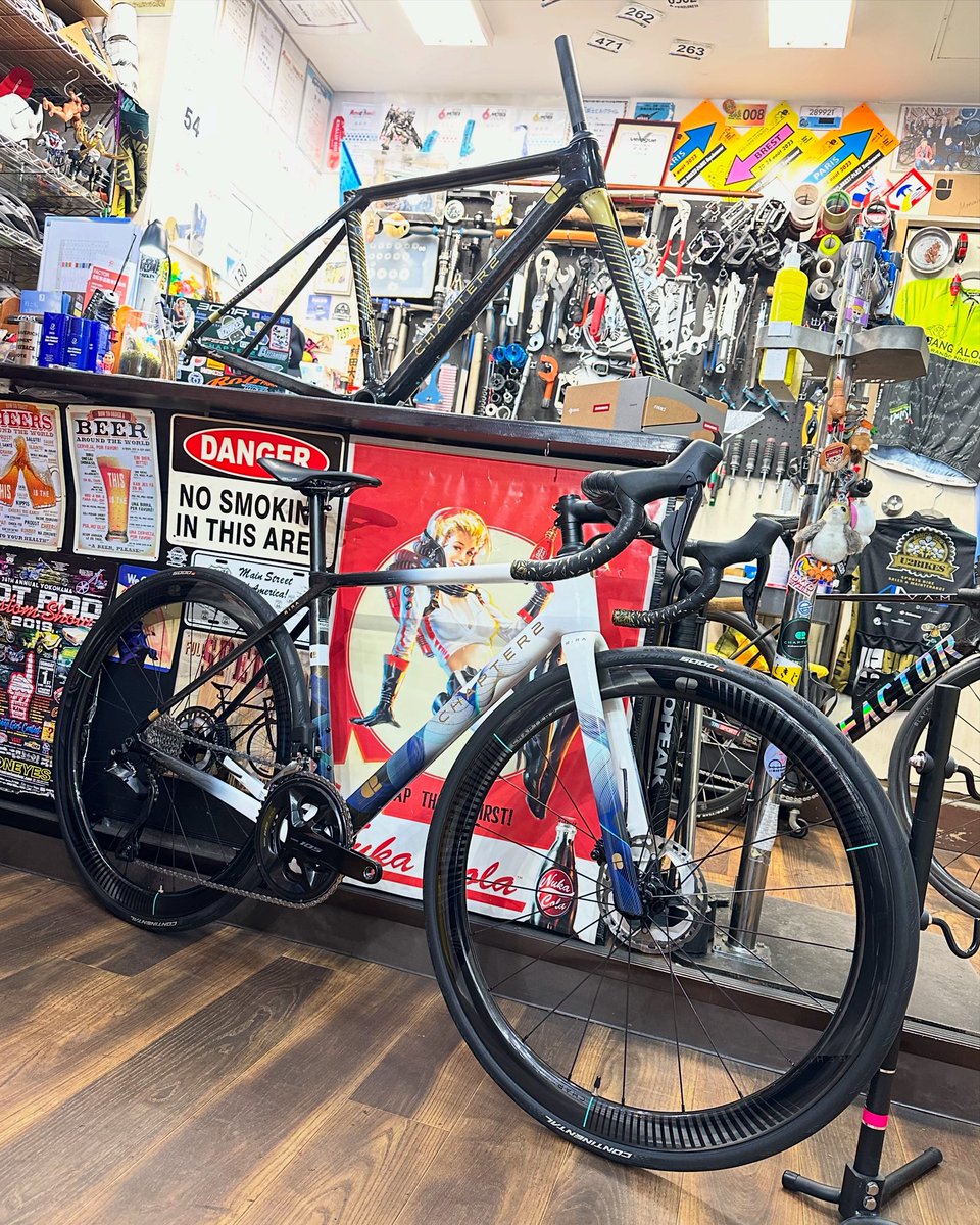 RIRA ULTRAとあわせて ベースモデルのRIRA完成車を常時店頭展示🚲 サイズや諸々に悩んだら こちらを交えて店頭お話ご提案を ...