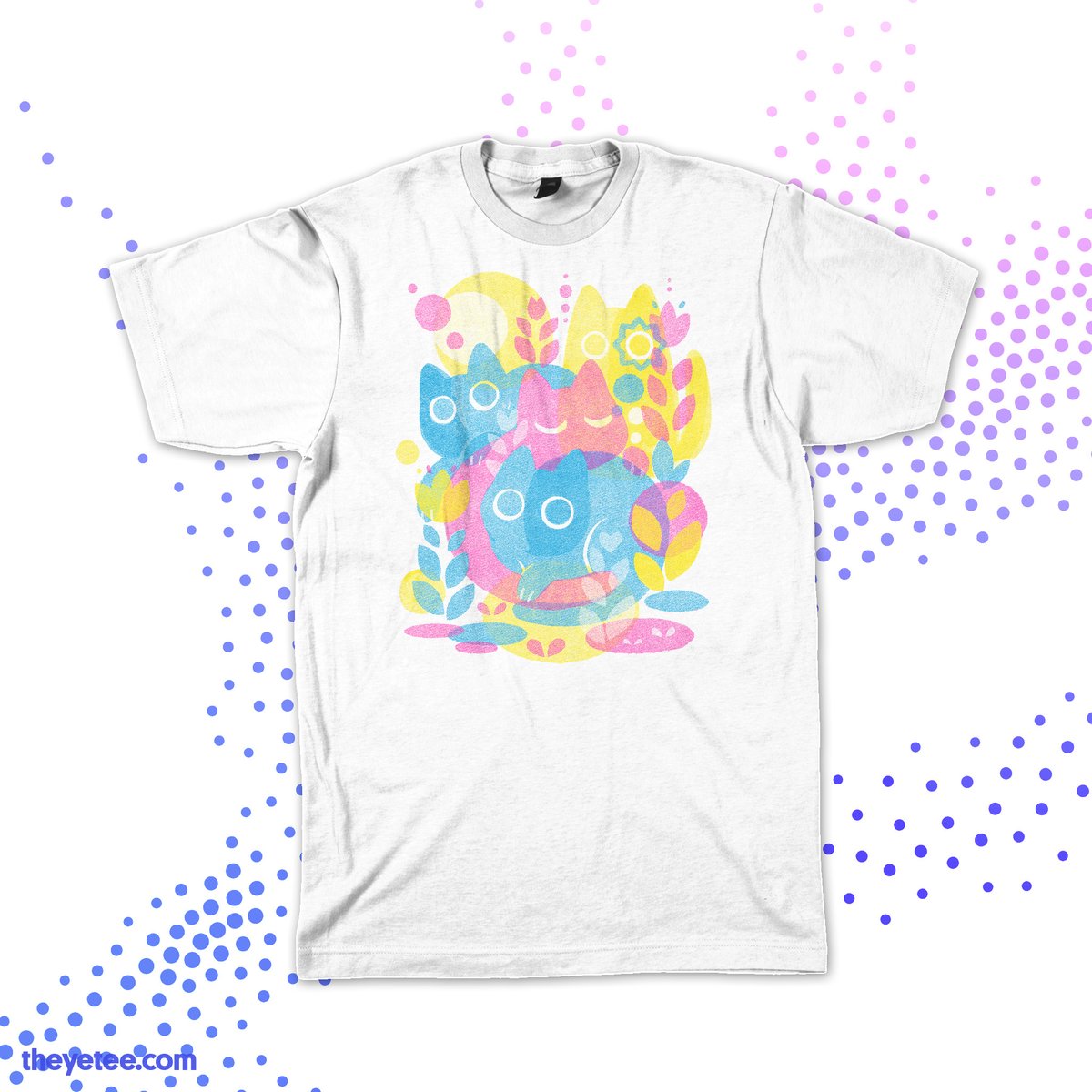 「Cats come in all sorts of colors, these 」|The Yetee 🌈のイラスト