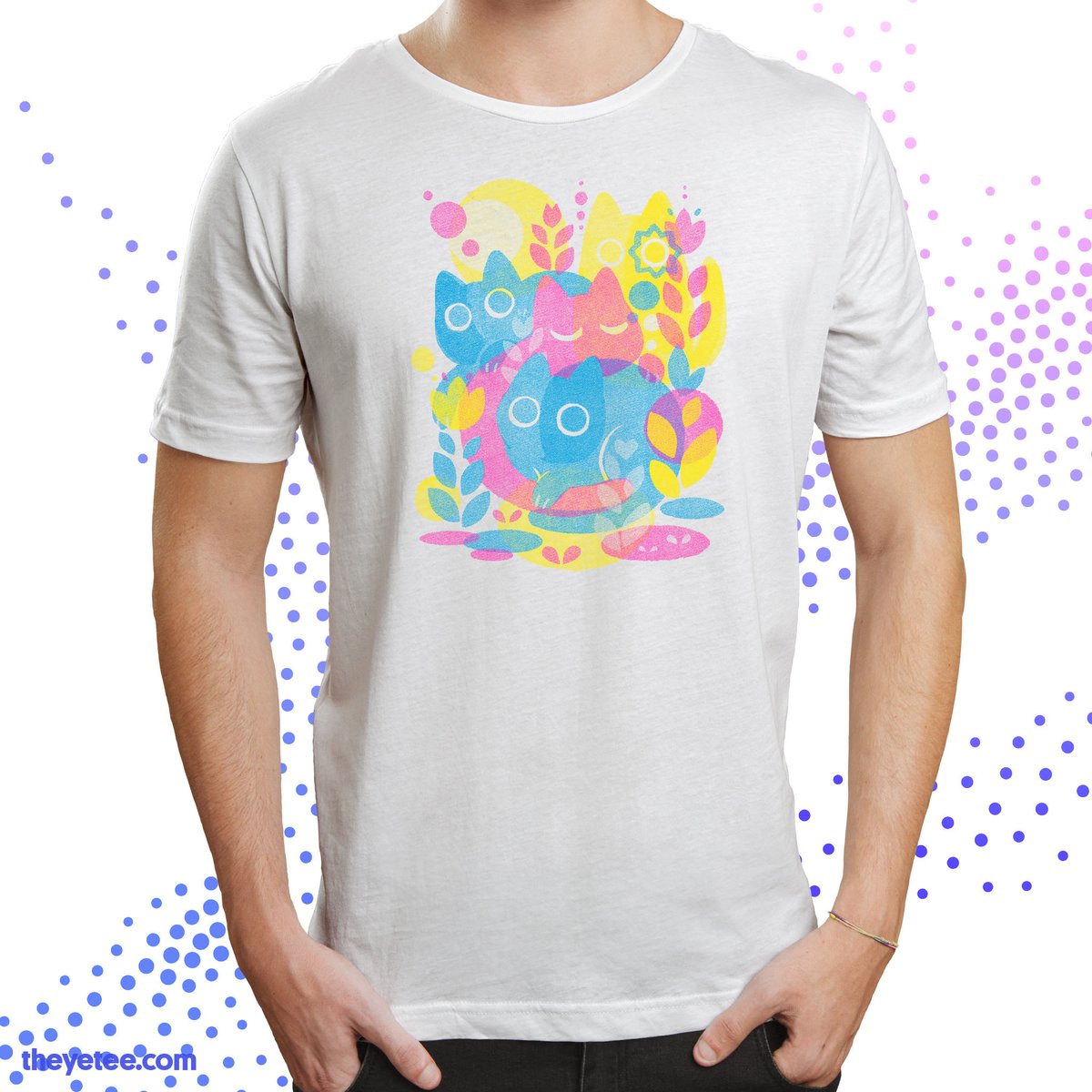 「Cats come in all sorts of colors, these 」|The Yetee 🌈のイラスト