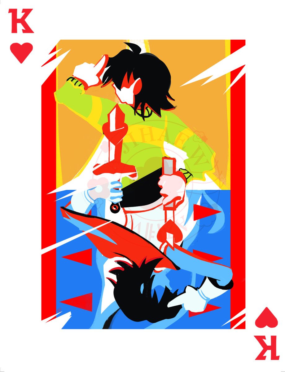 deltarune ] face card」|a jihae w @ SHOP UPDATEのイラスト