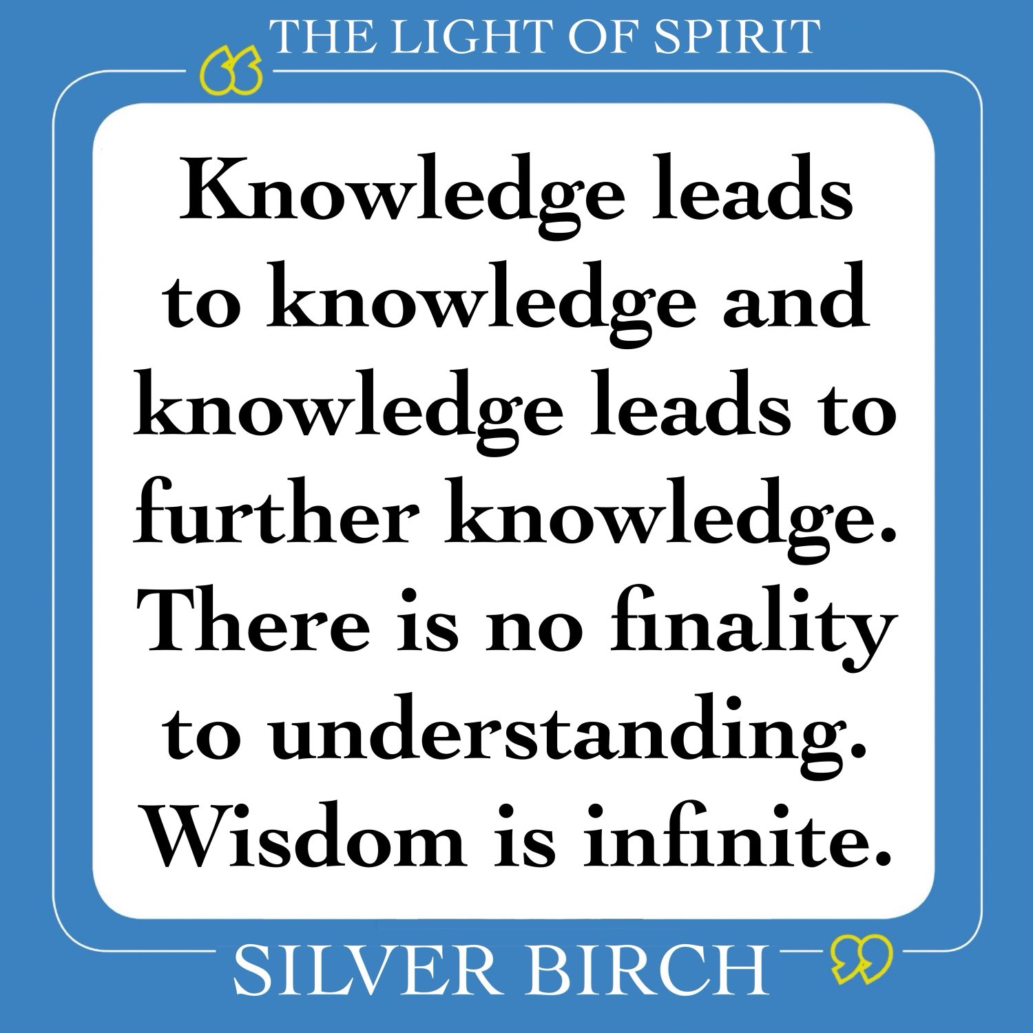 Knowledge And Light Quotes