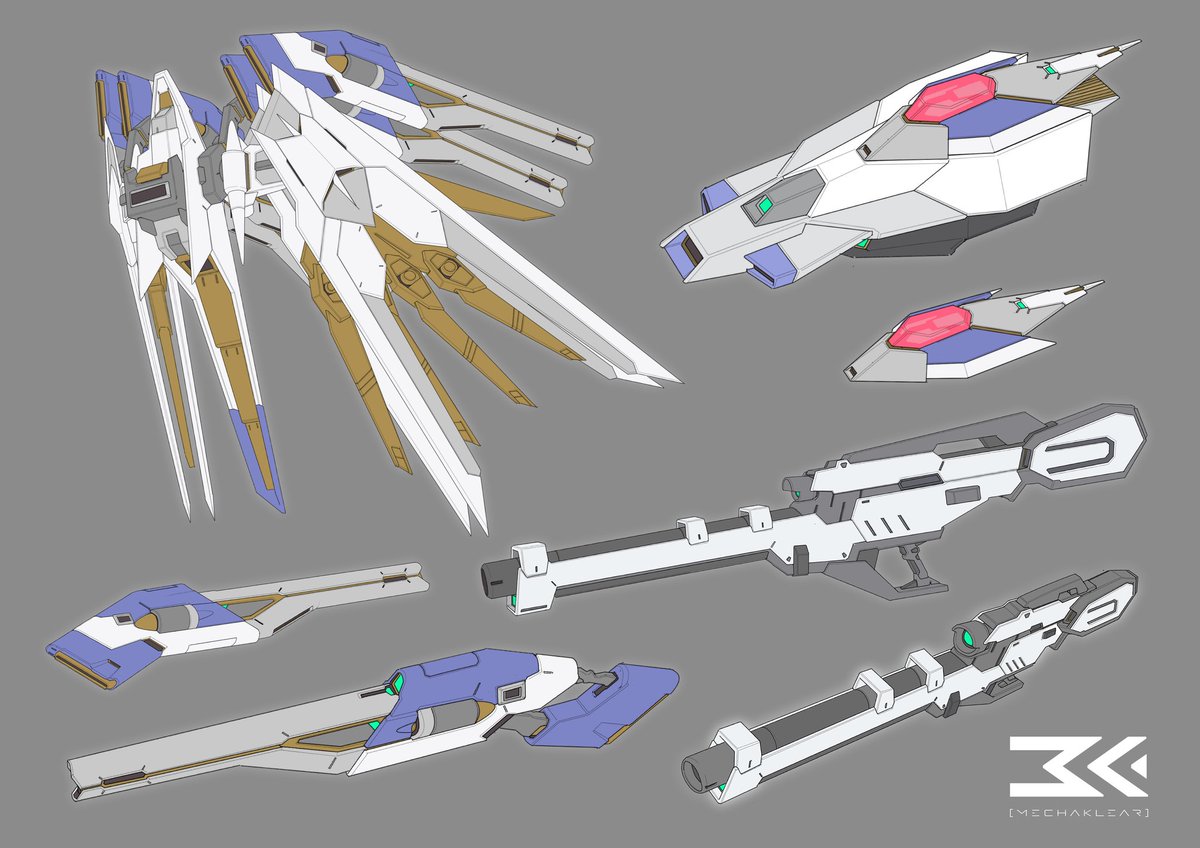「夏コミ表紙WIP & 新フリーダム武装一覧」|[メカクリア]@C106 (土) 東6 サ08abのイラスト