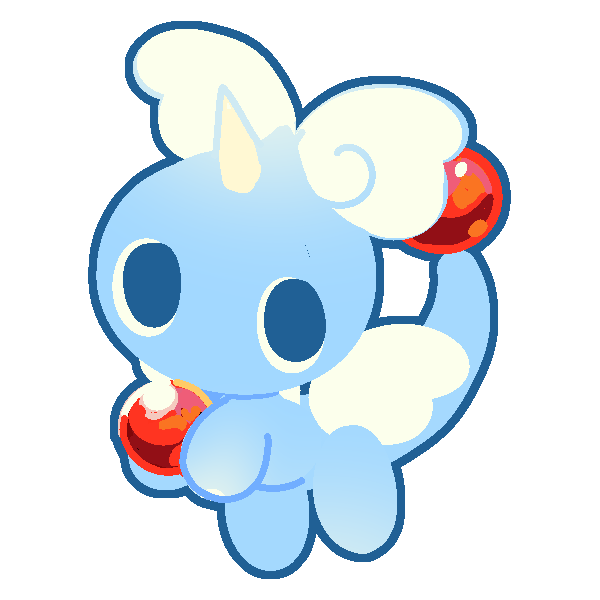 「last year i made this lil dragonair base」|+˚⍟ plushpon! 🍎🍀🧃💎のイラスト