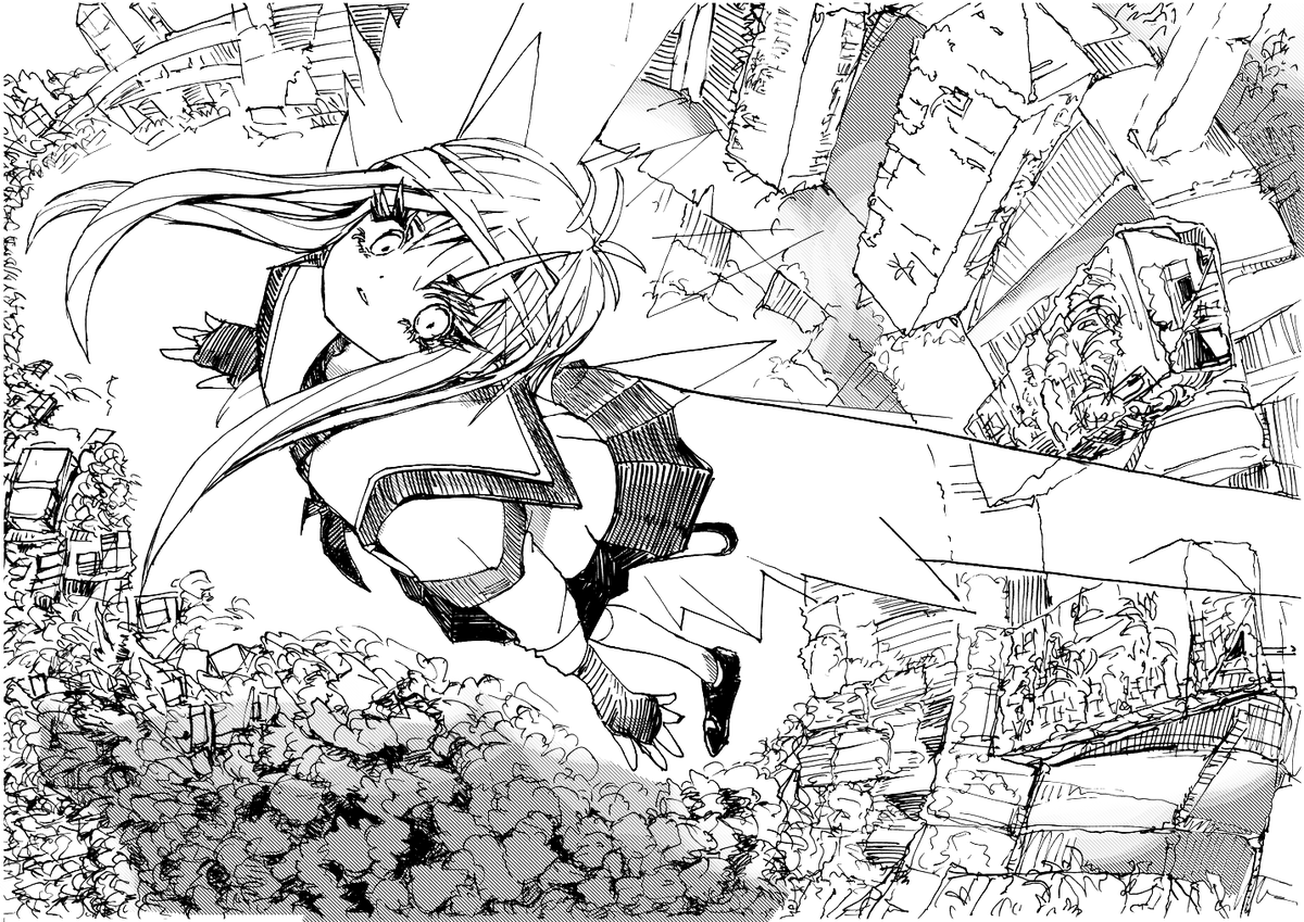 一次創作祭り夏の陣2025 #三連休はフォロワーさんが増えるらしい ペンで描いています 」知 C106(日曜)南r27aの漫画