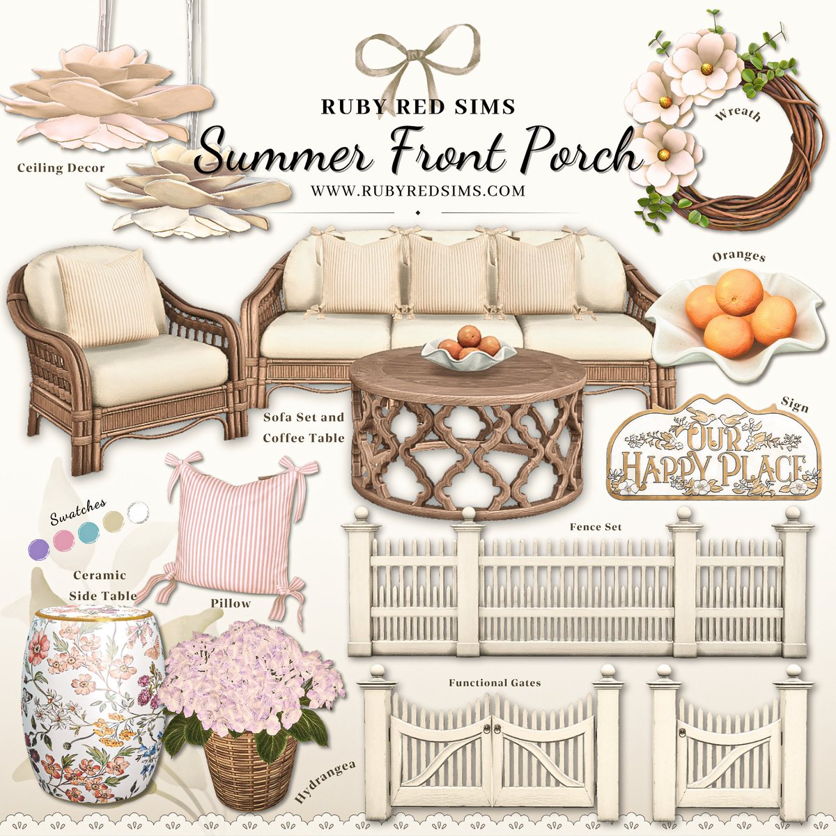 Ruby Red Home Design The Sims 4