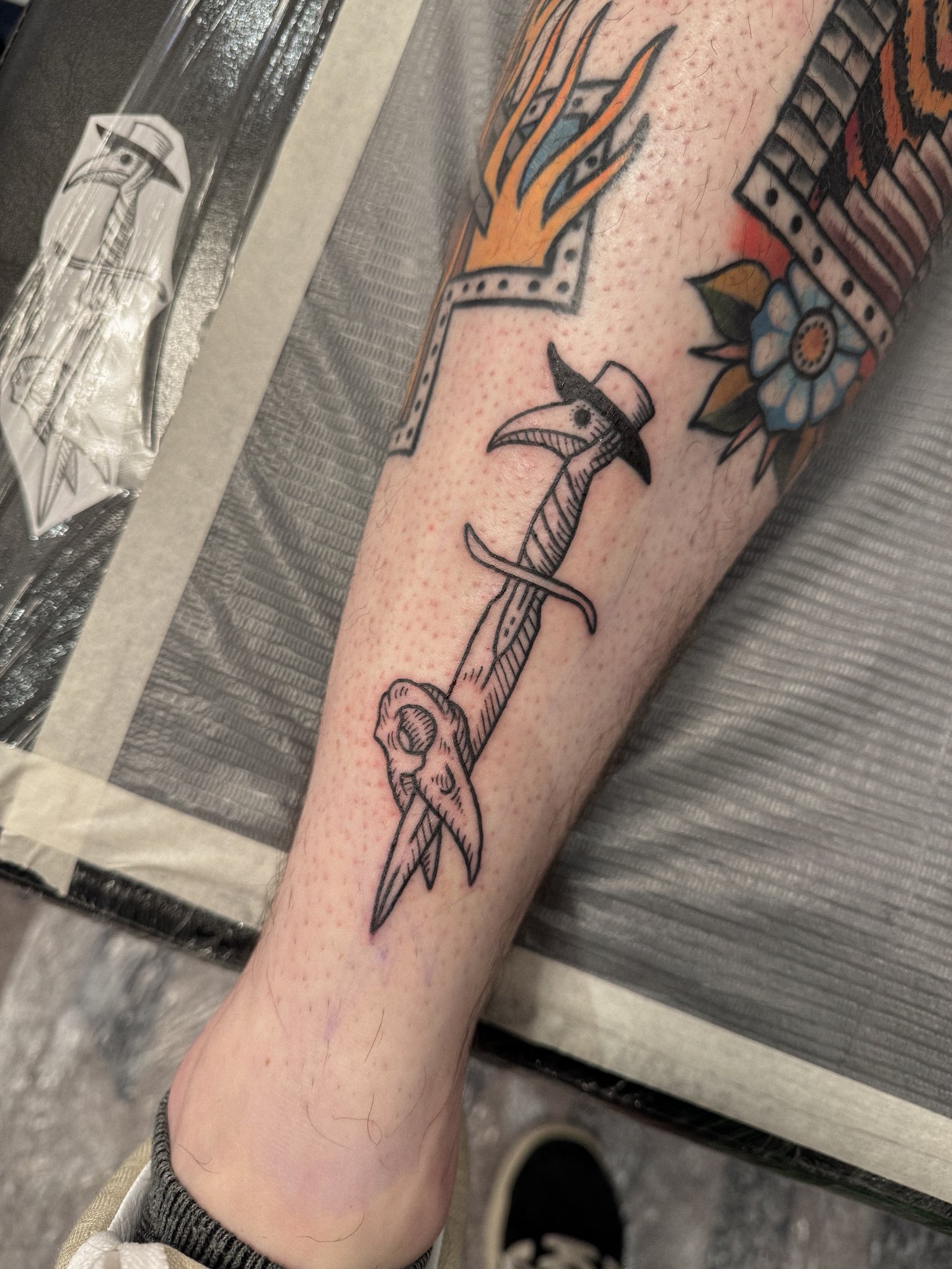 Railroad spike tattoo - Bronctattooaus.com
