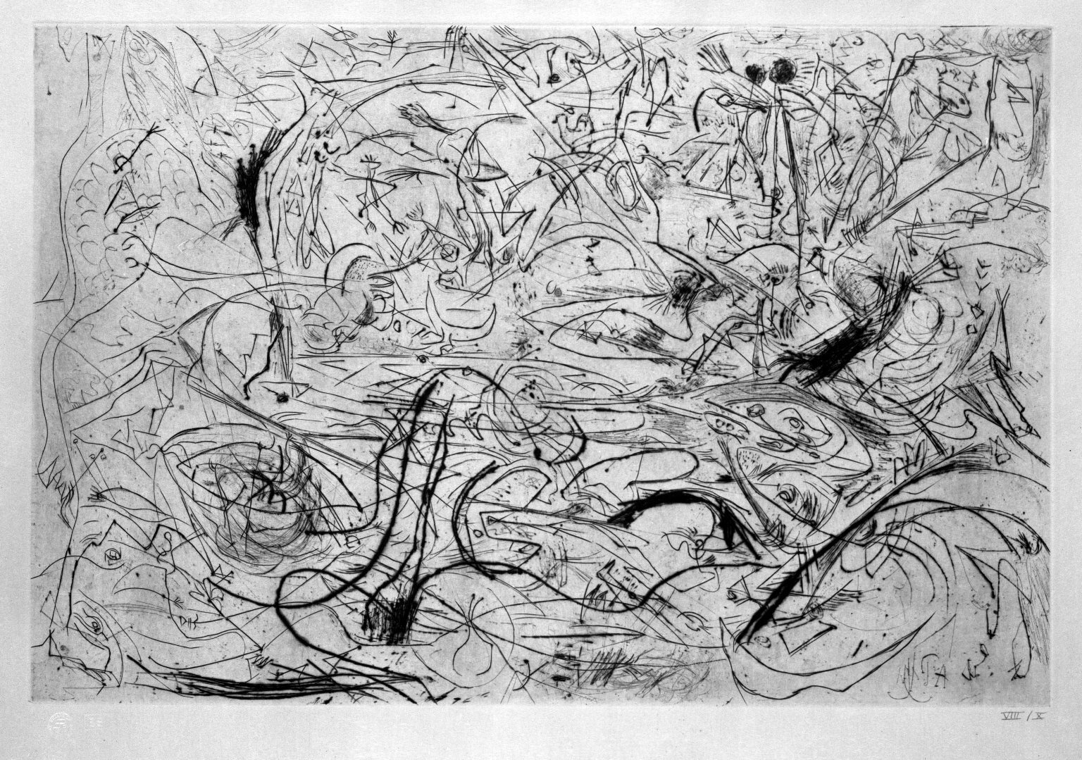 Jackson Pollock Número 7 Biography Of A Pollock Painting: The