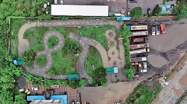 Driving Test Track at Ahmedabad RTO Waterlogged; 250 Applicants Sent ...